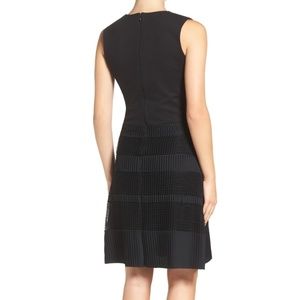 French Connection | Dresses | French Connection Black Pleated Lace ...